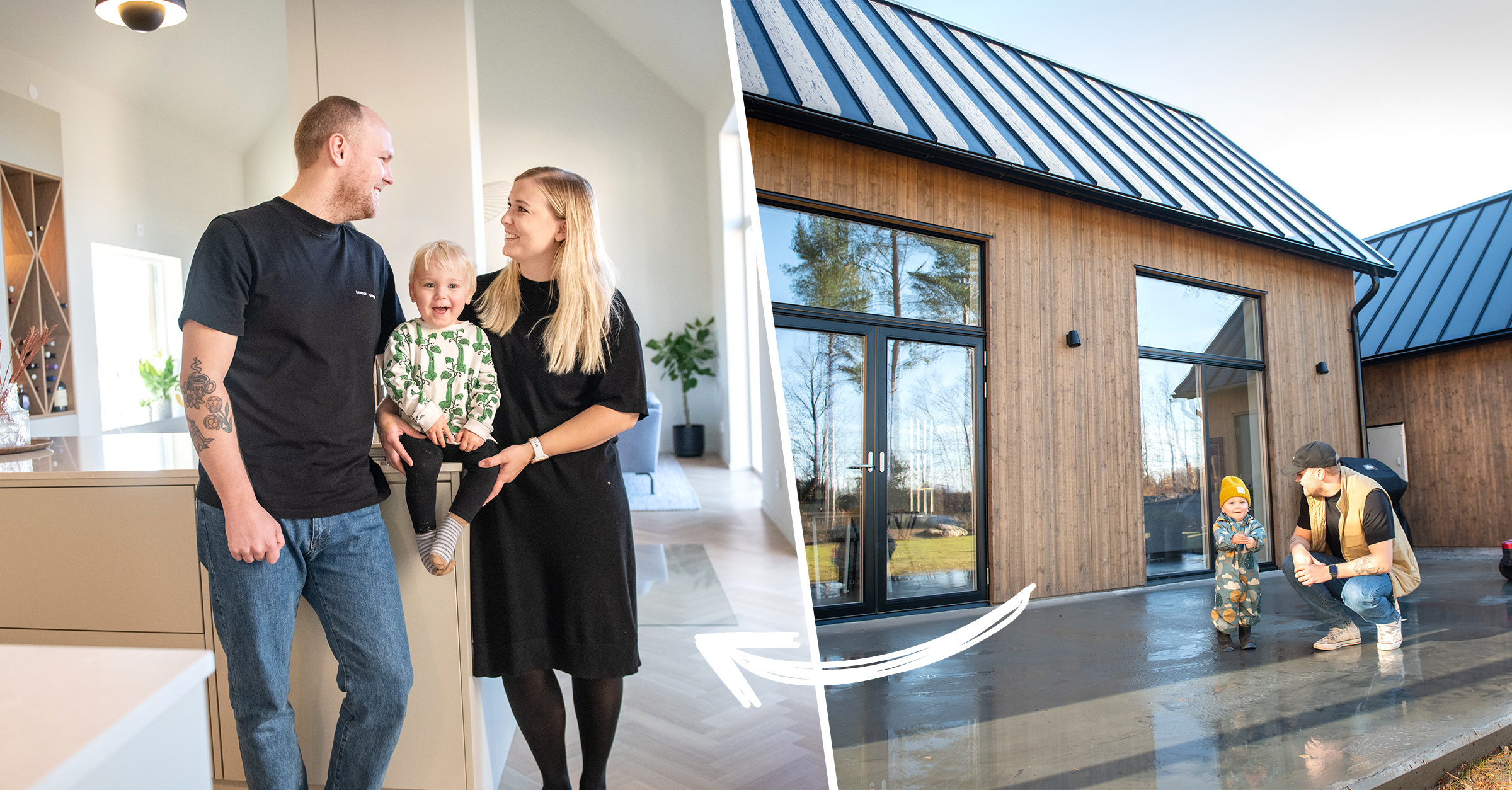 BILDSPEL: De byggde ett arkitektritat hus i Kåge: "Fler ser fördelarna ...